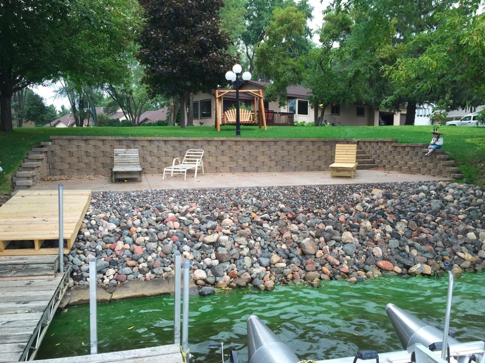 Lakeshore Restoration / Rip Rap - Element Landscaping